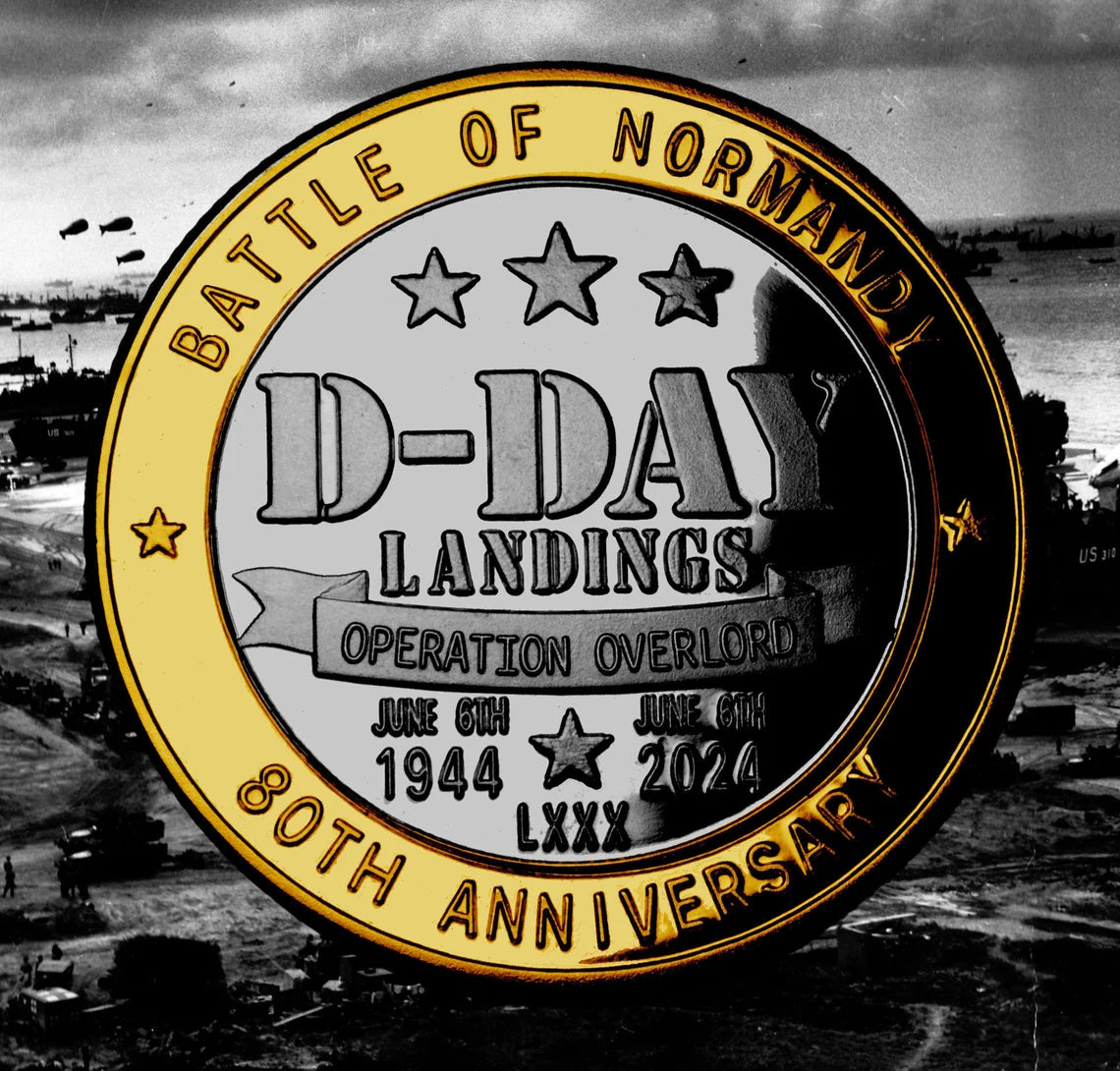 D-DAY LANDINGS 80th Anniversary Commemorative Coin – tidesale