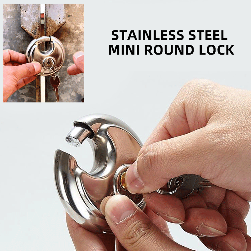 Stainless Steel Mini Round Lock – tidesale